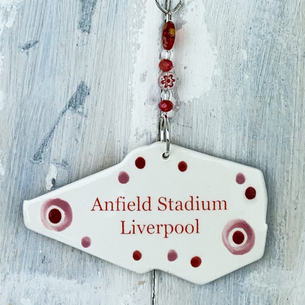 Red Anfield Stadium, home of Liverpool FC hanging decoration | Roelofs ...