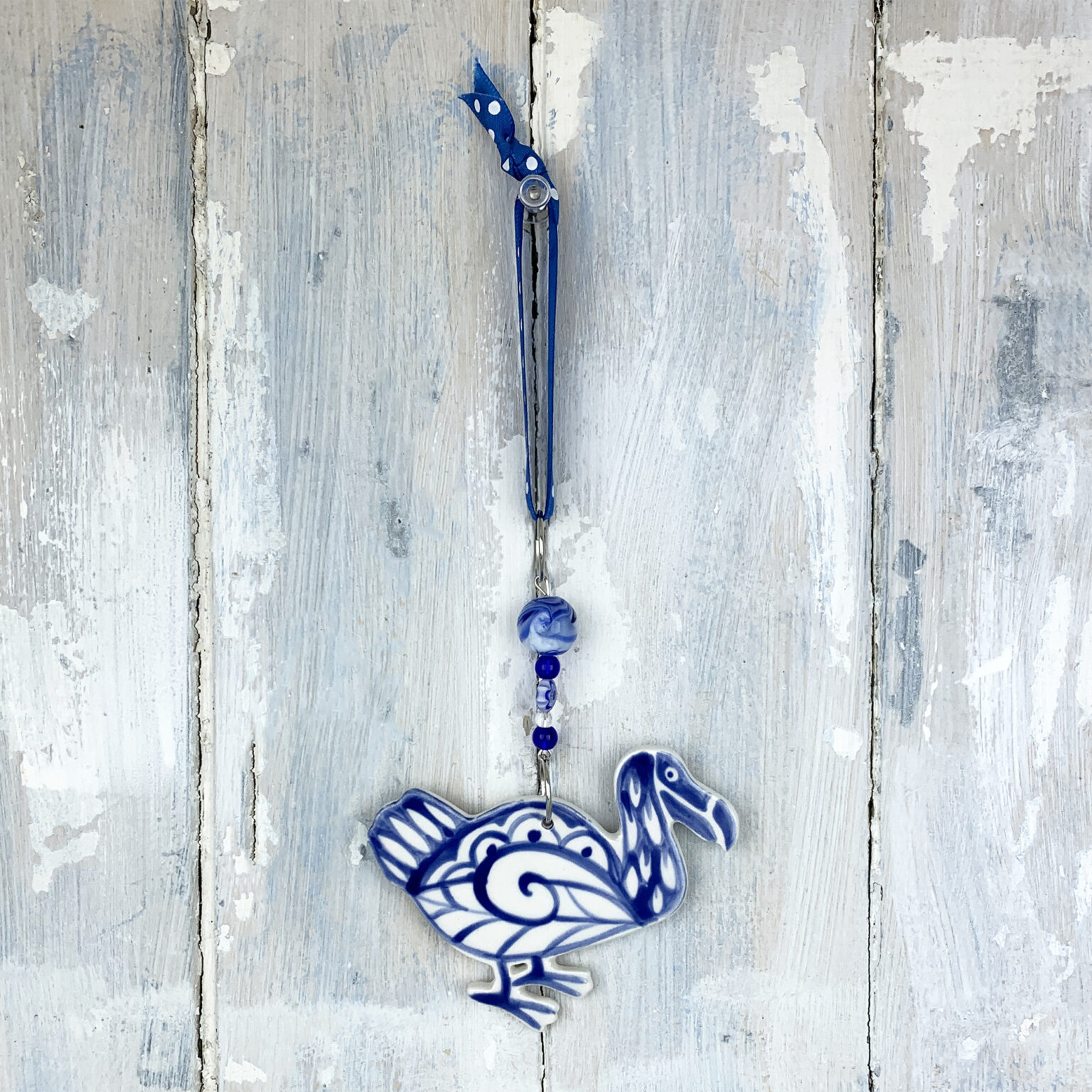 Blue Oxford University Museum of Natural History Dodo hanging decoration