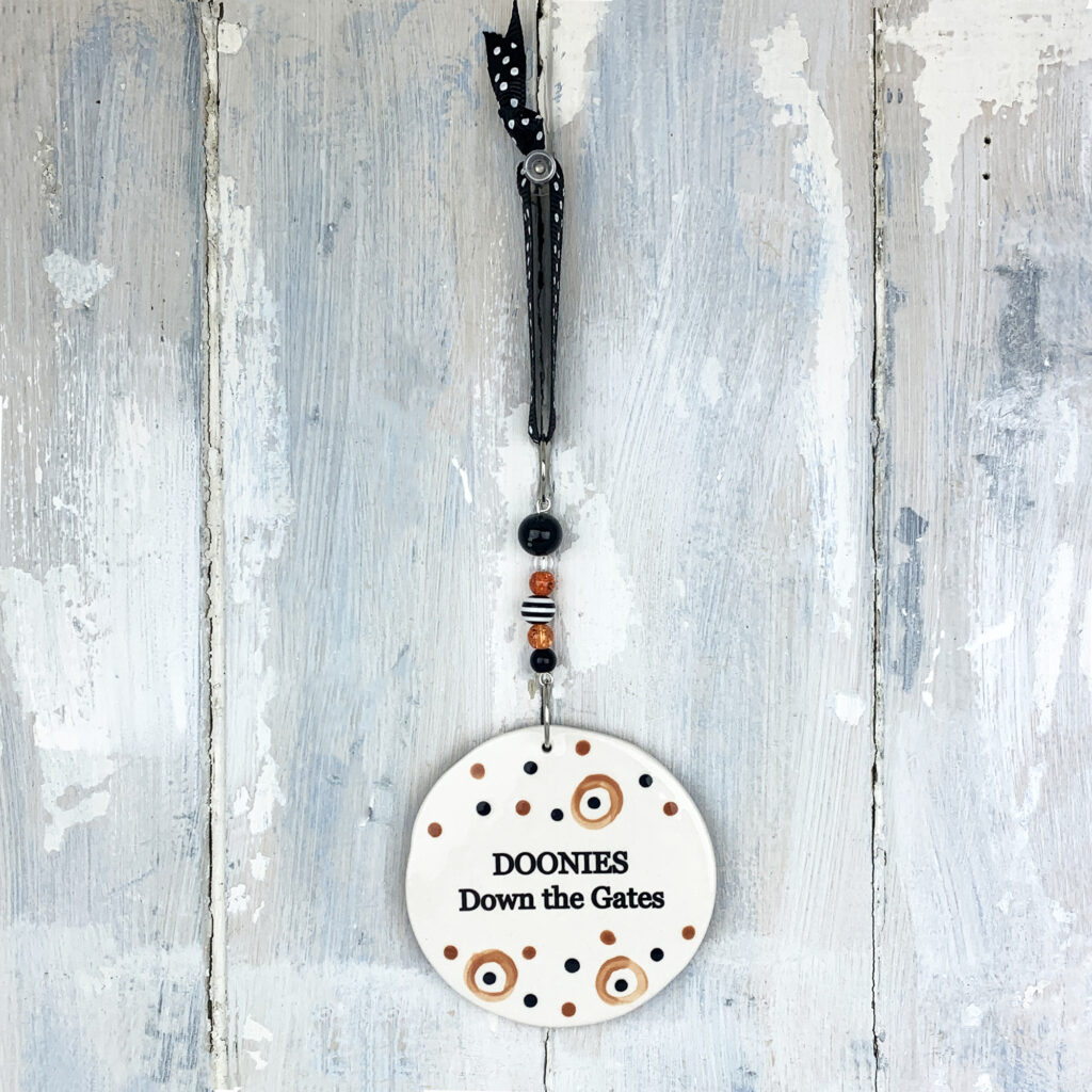 Multi-colour Ba Ball “Doonies” Down the Gates hanging decoration
