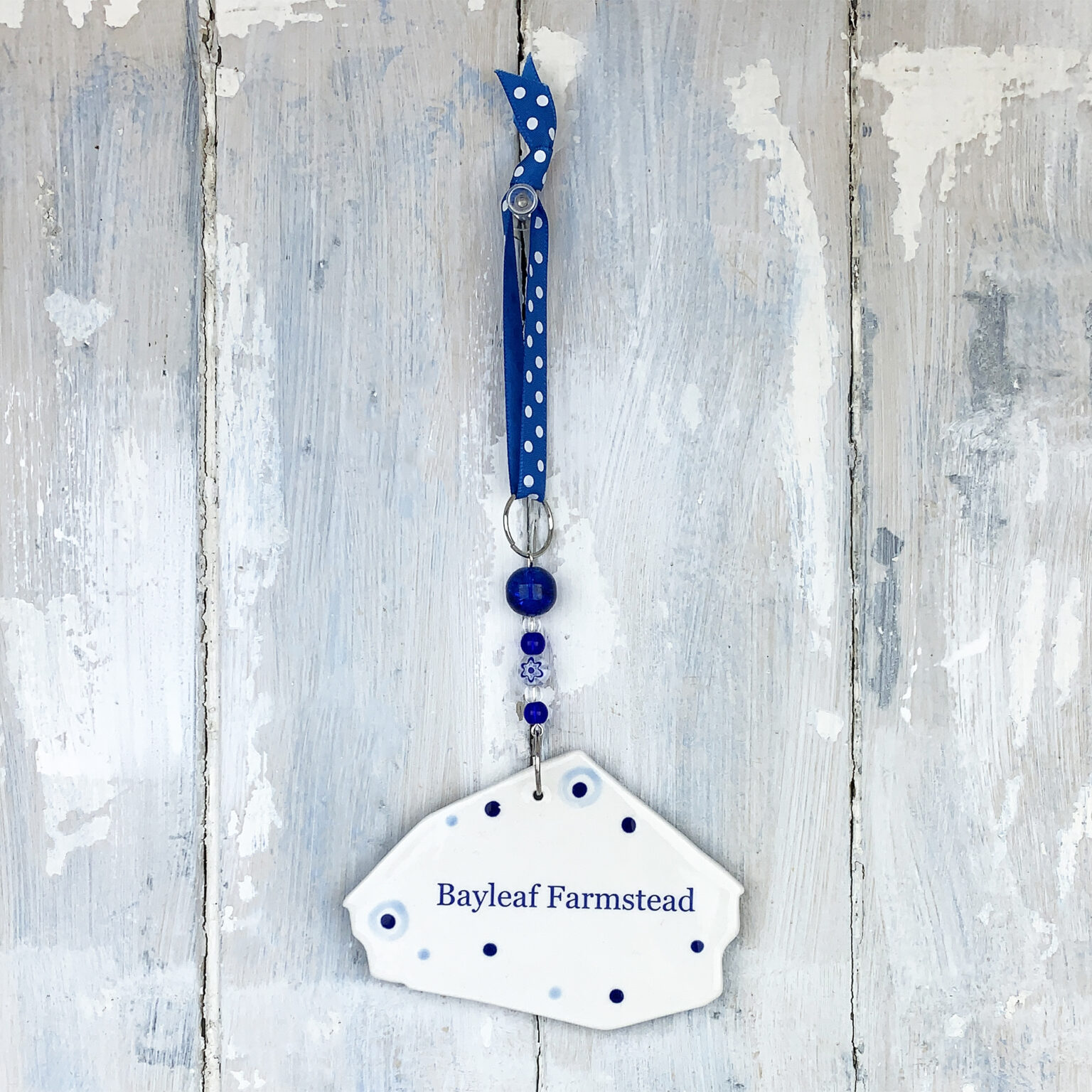 Blue Bayleaf Farmstead hanging decoration