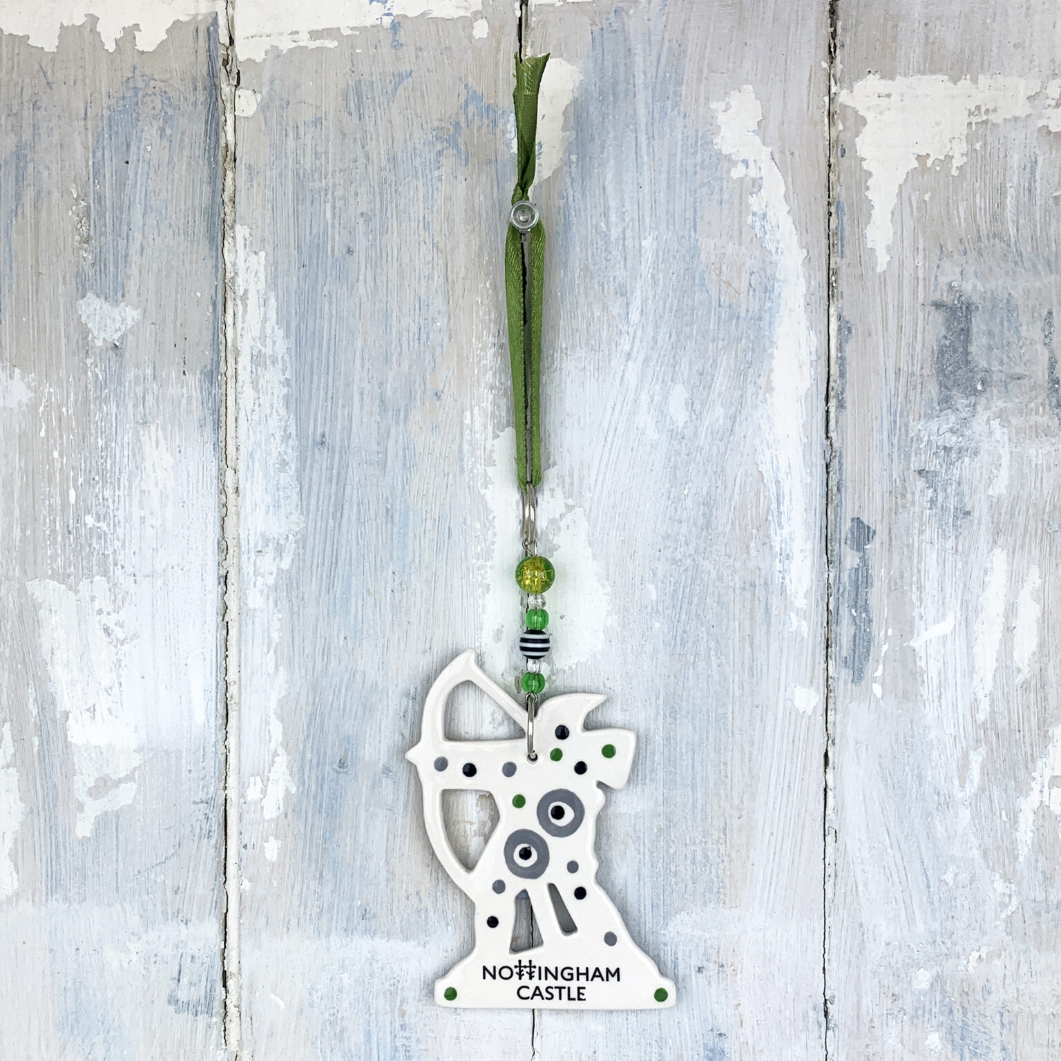 Black Nottingham Castle Robin Hood hanging decoration