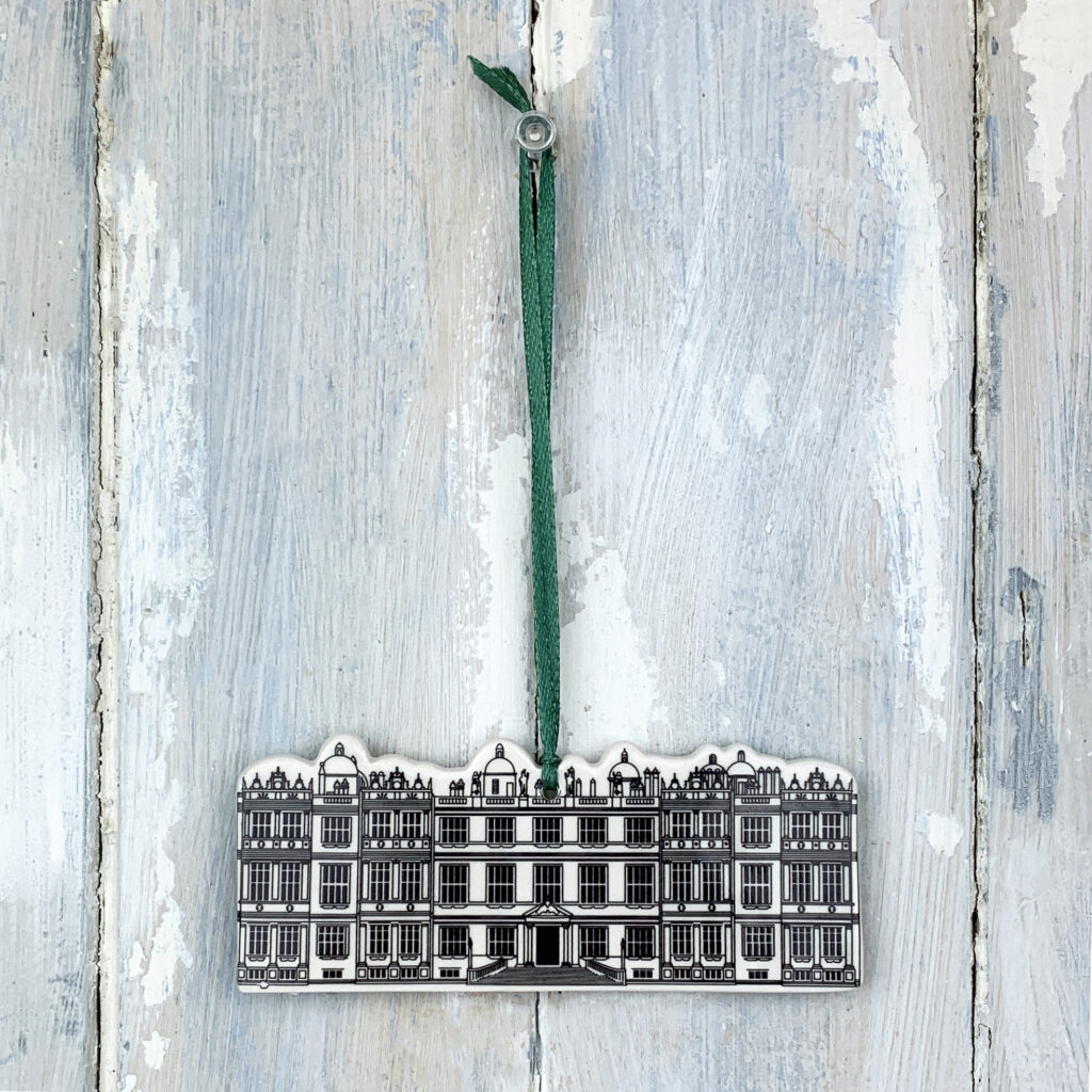 Black Longleat House hanging decoration