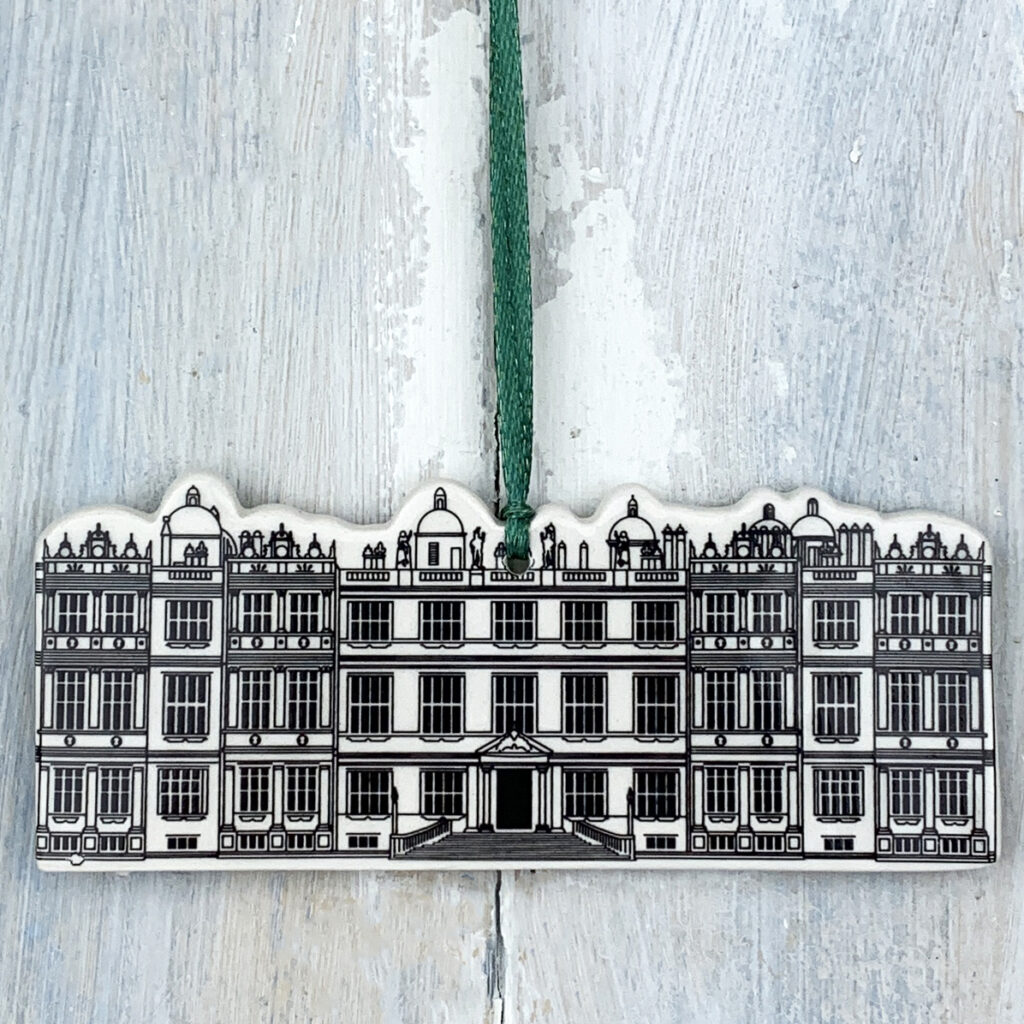 Black Longleat House hanging decoration